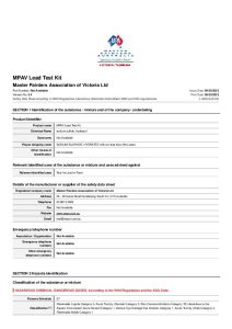 Lead Paint Test Kit – Satefy Information – Master Painters Association ...