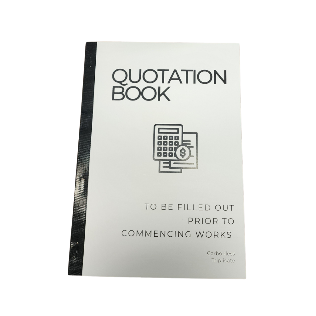 Quotation Book – Master Painters Association of Victoria