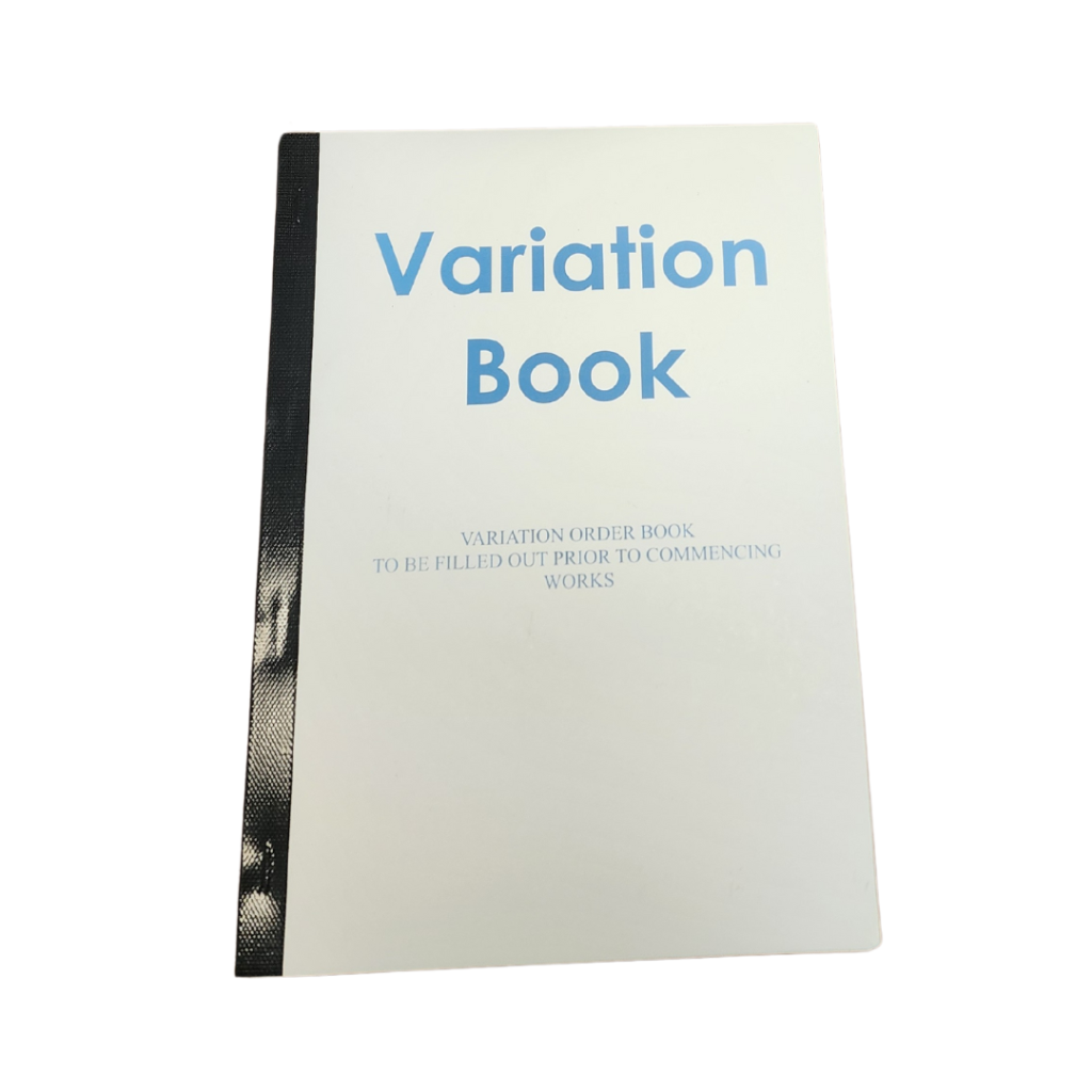 Variation Book – Master Painters Association of Victoria